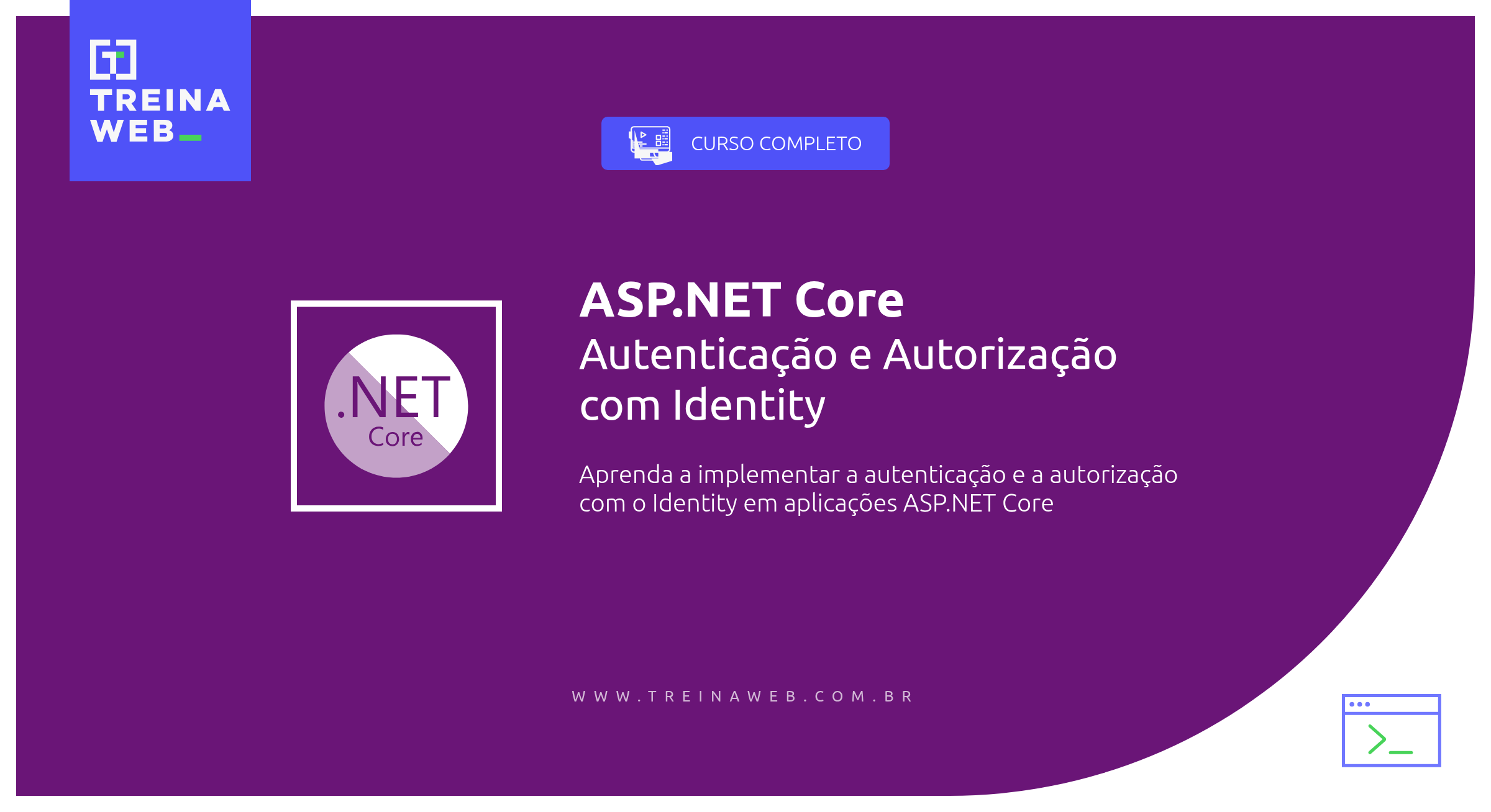 Curso de ASP.NET Core - Autenticação e Autorização com Identity | TreinaWeb
