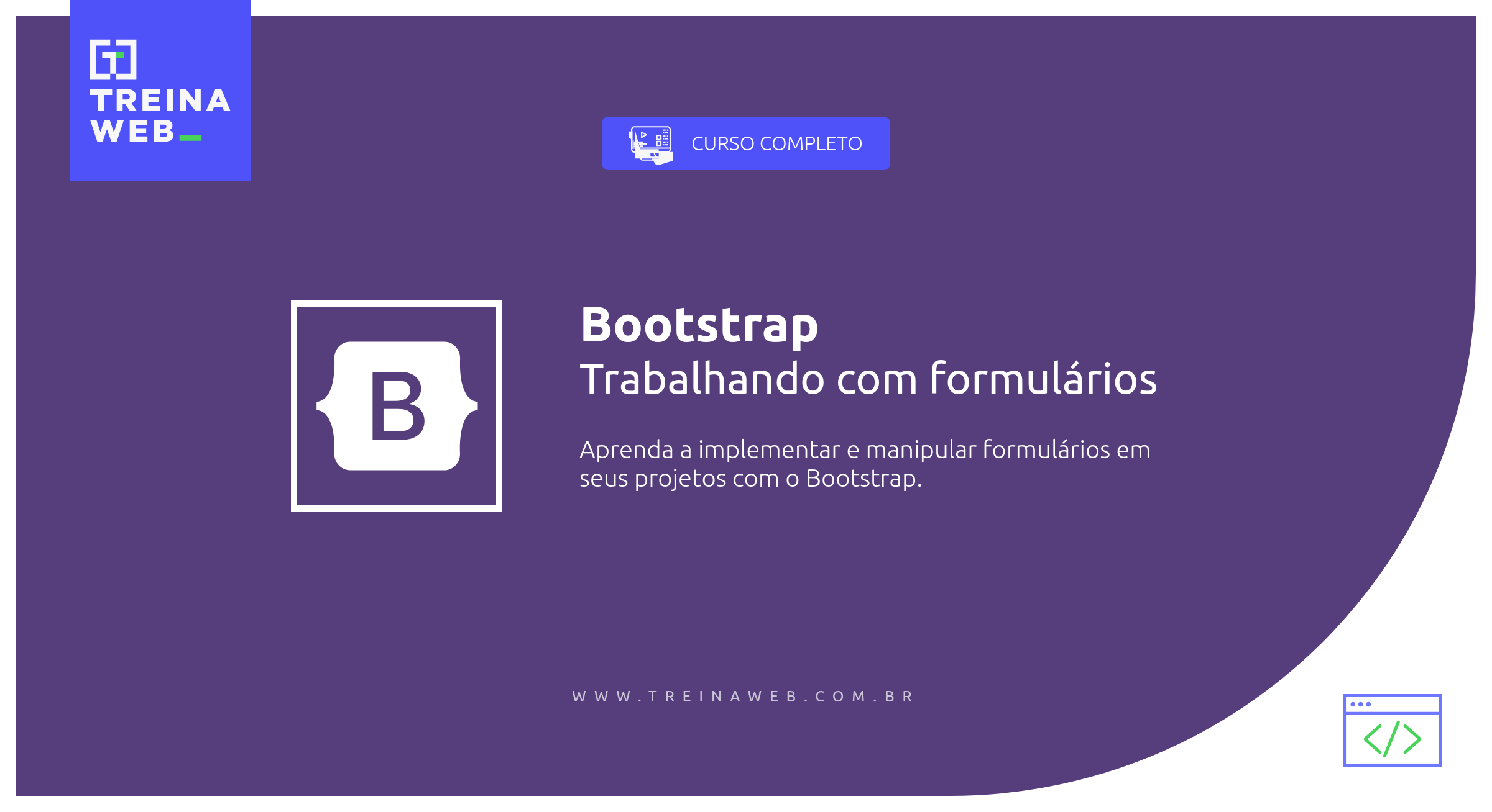 Curso de Bootstrap - Trabalhando com formulários | TreinaWeb
