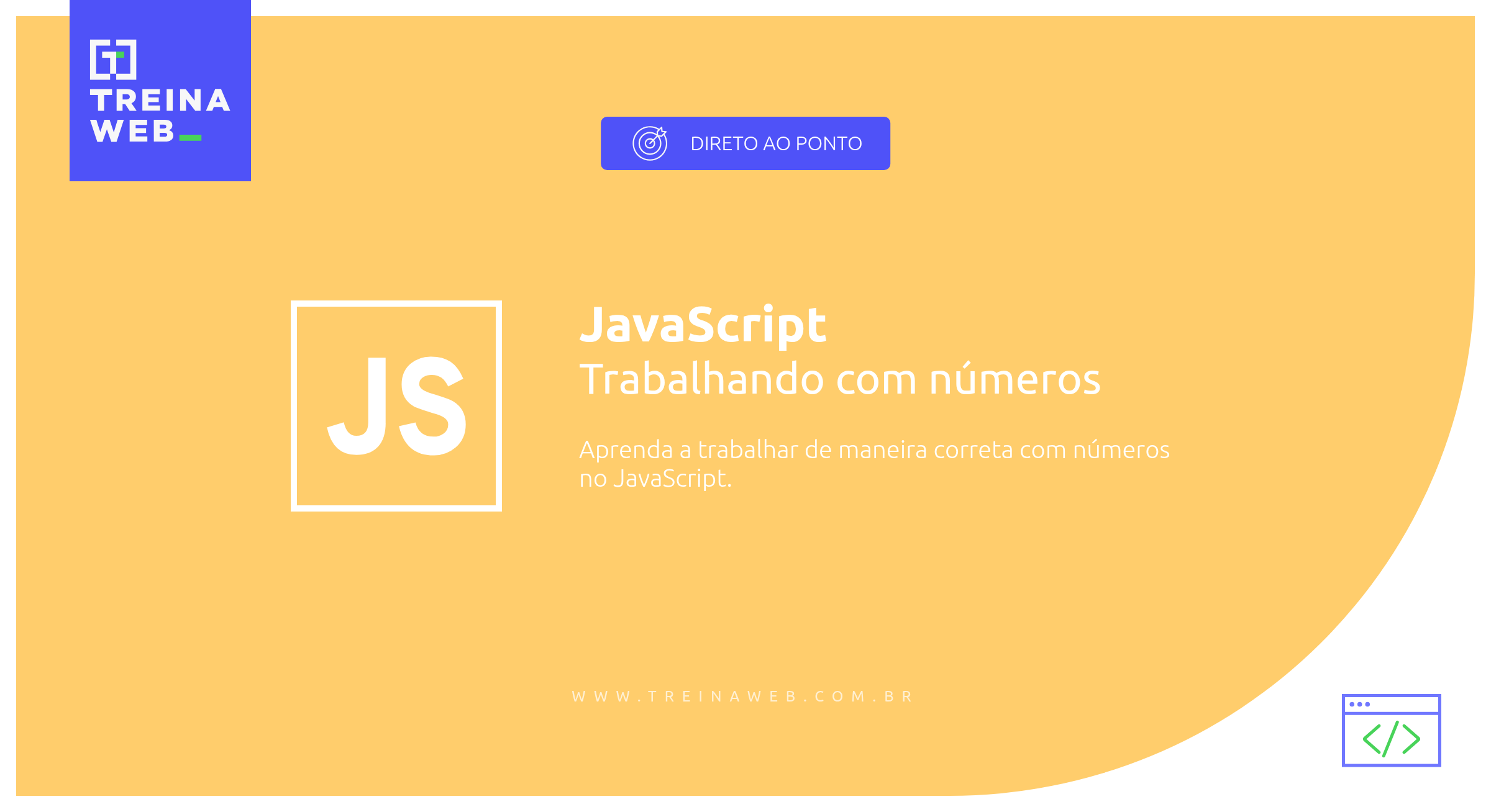 Direto ao Ponto - JavaScript - Trabalhando com números | TreinaWeb