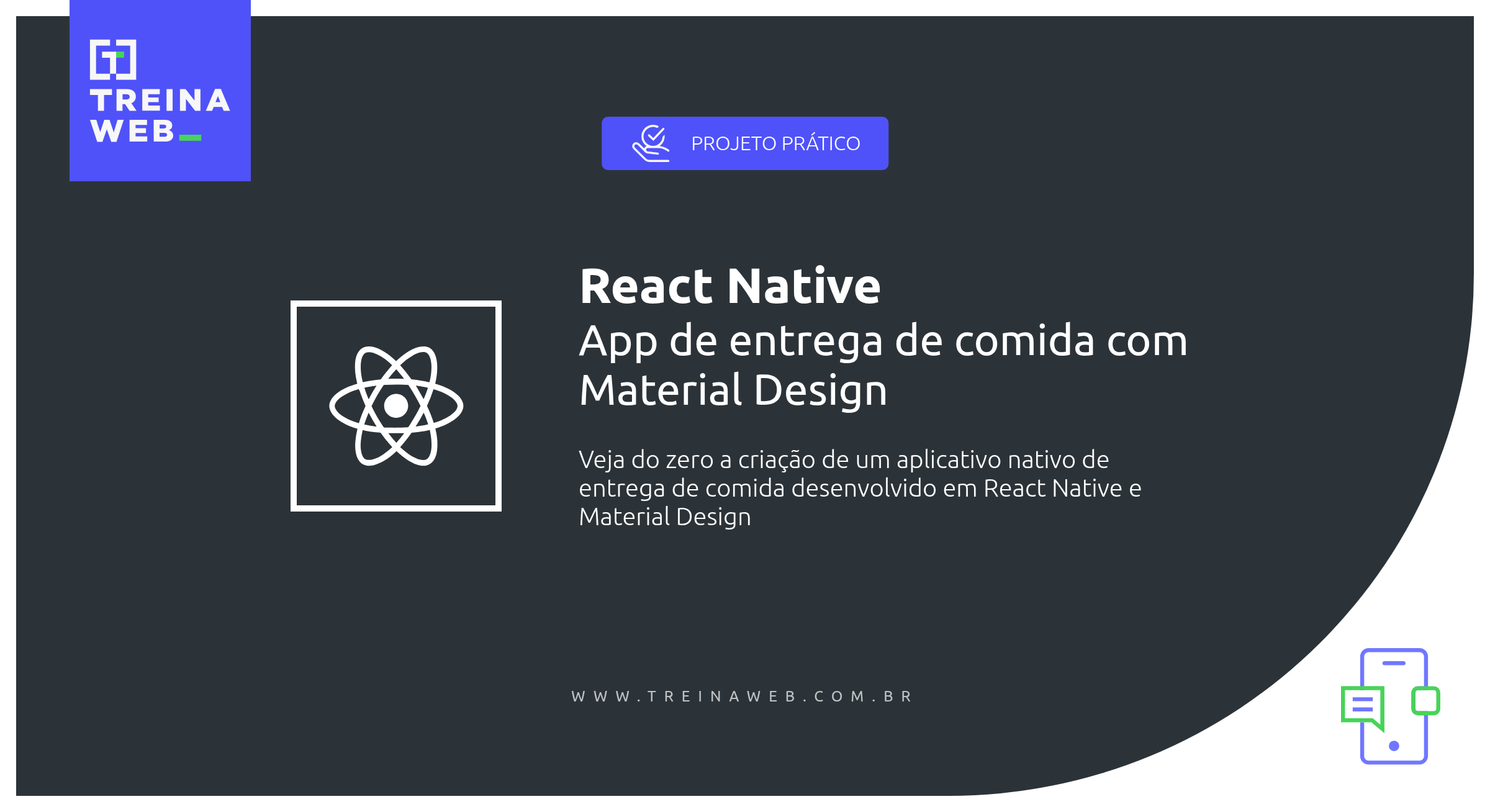 Projeto Prático React Native App De Entrega De Comida Com Material