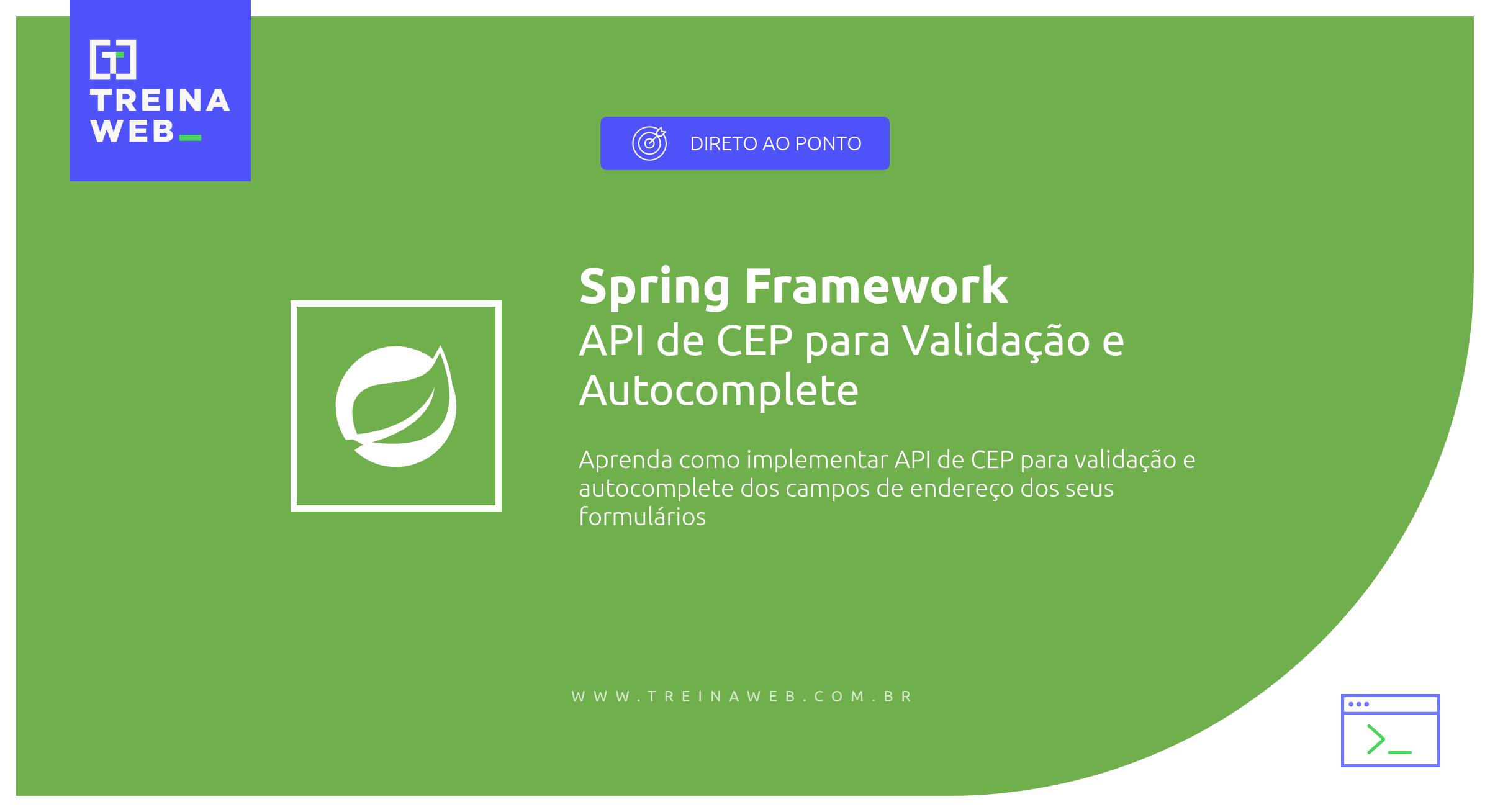 Direto ao Ponto - Spring Framework - API de CEP para Validação e ...