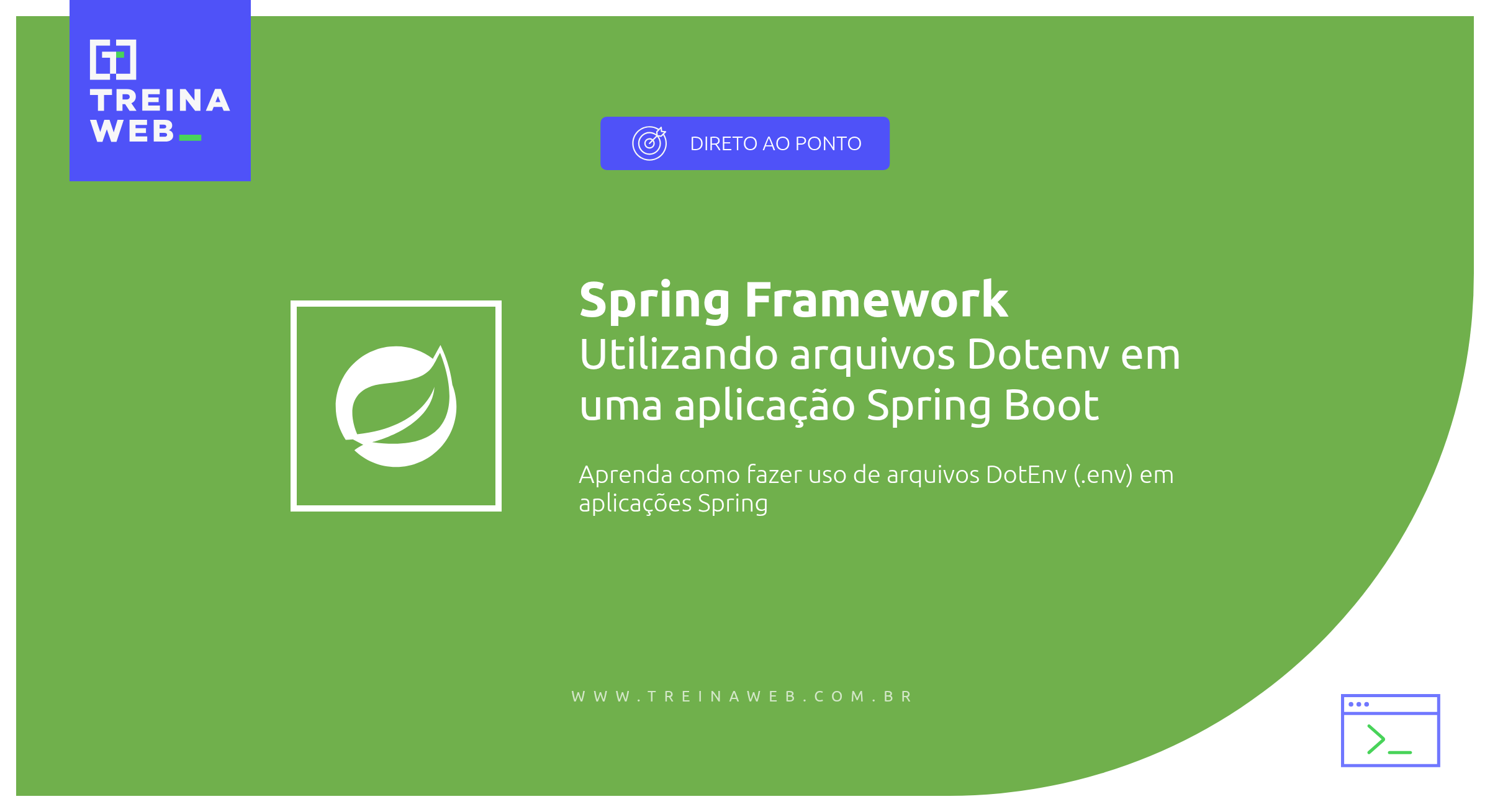 Direto ao Ponto - Spring Framework - Utilizando arquivos Dotenv em uma ... Direto ao Ponto - Spring Framework - Utilizando arquivos Dotenv em uma ...